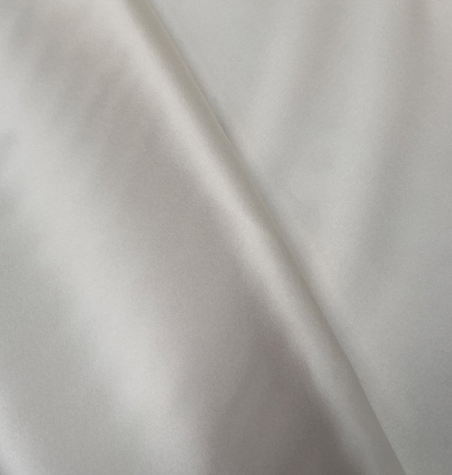 Silk Stretch Satin 19mm Natural | Silk Trader