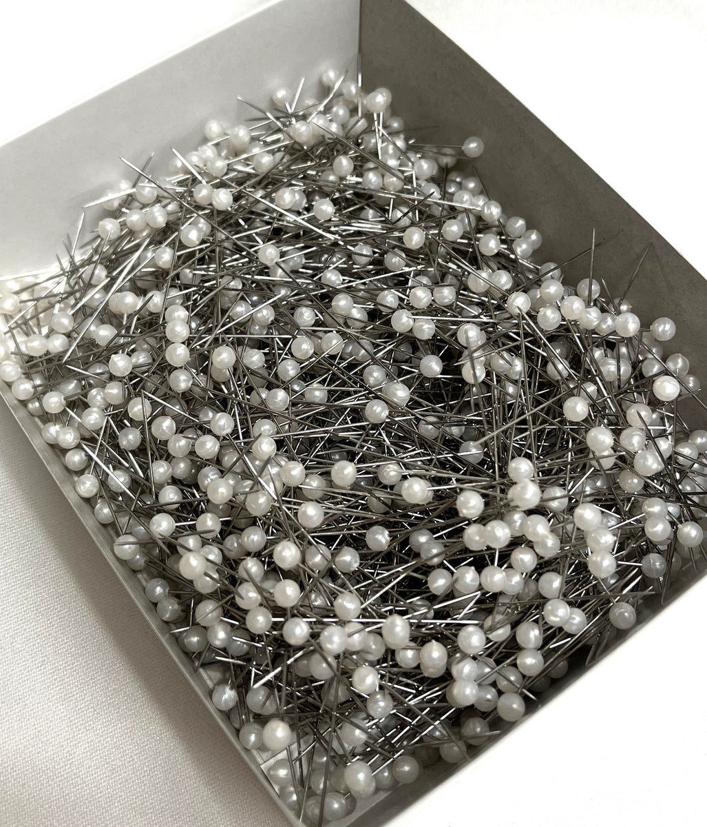 Pearl Head Pins 35mm | Silk Trader Australia