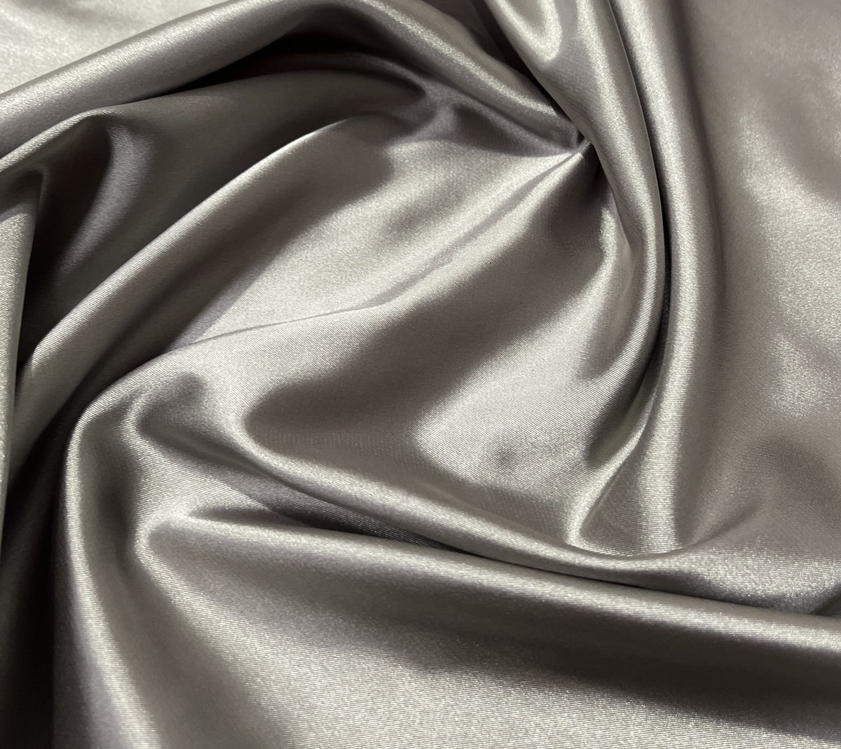 Polyester Stretch Satin Stone | Silk Trader