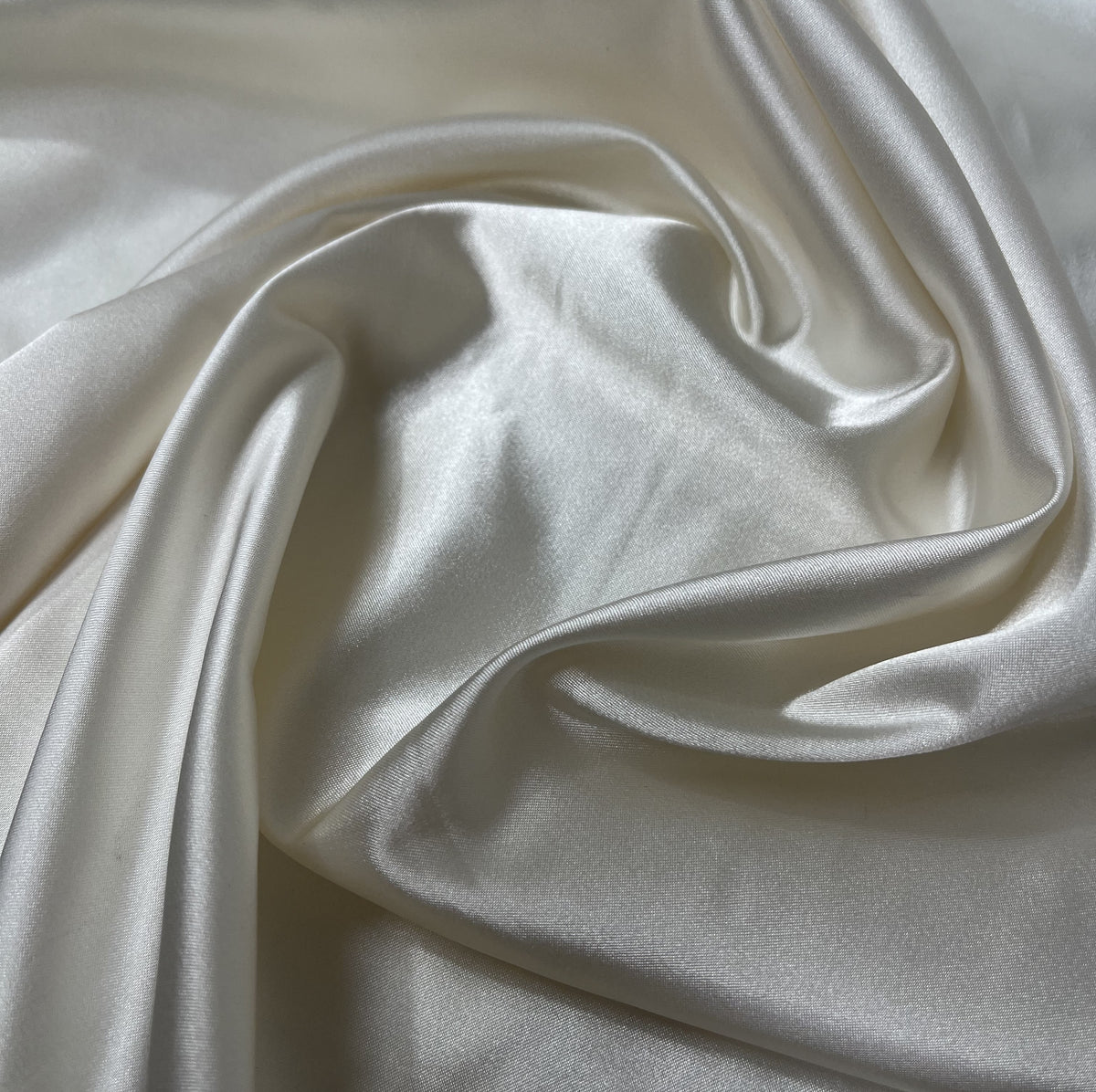 Polyester Stretch Satin Natural | Silk Trader