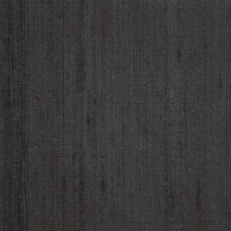 Silk Slubbed Dupion Black – Silk Trader