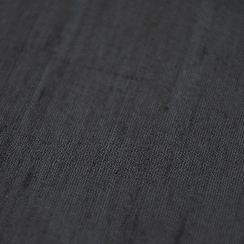 Silk Slubbed Dupion Black – Silk Trader